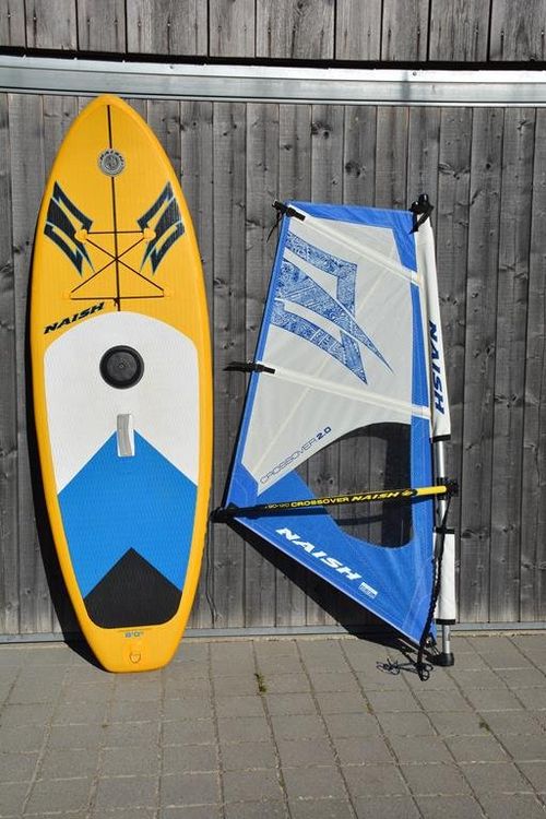 SUP und Windsurf-Set für Kinder (Naish Crossover Keiki Air) (Gebraucht ...
