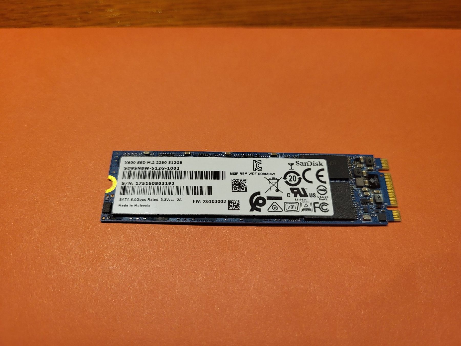 SanDisk SSD 512GB M.2 SATA (Gebraucht) in Unterengstringen für CHF 20 ...