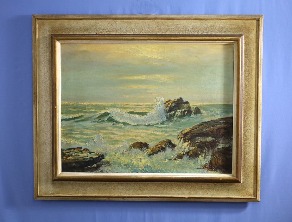 Willy Baumgartner 1919-1997, Gemälde "Brandung", signiert (D'occasion ...