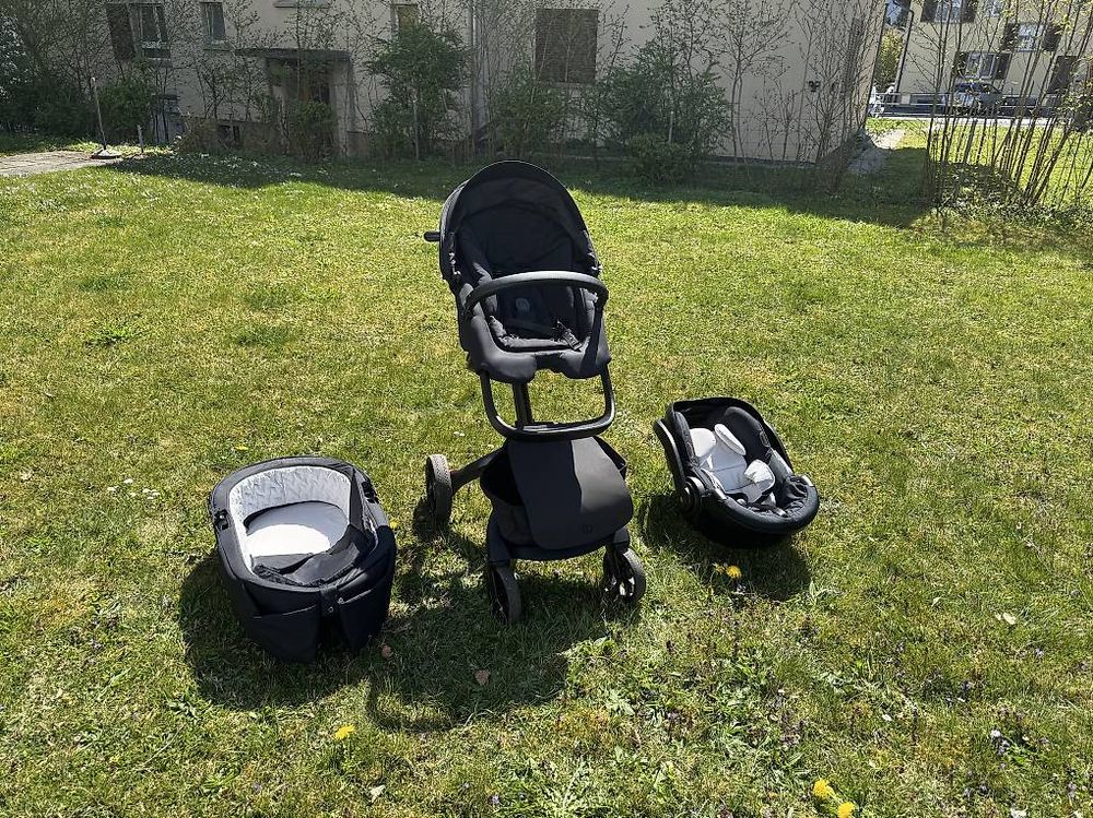 Stokke Kinderwagen Xplory X Rich Black 3 in 1 (Gebraucht) in Glarus für CHF 250 – nur Abholung ...