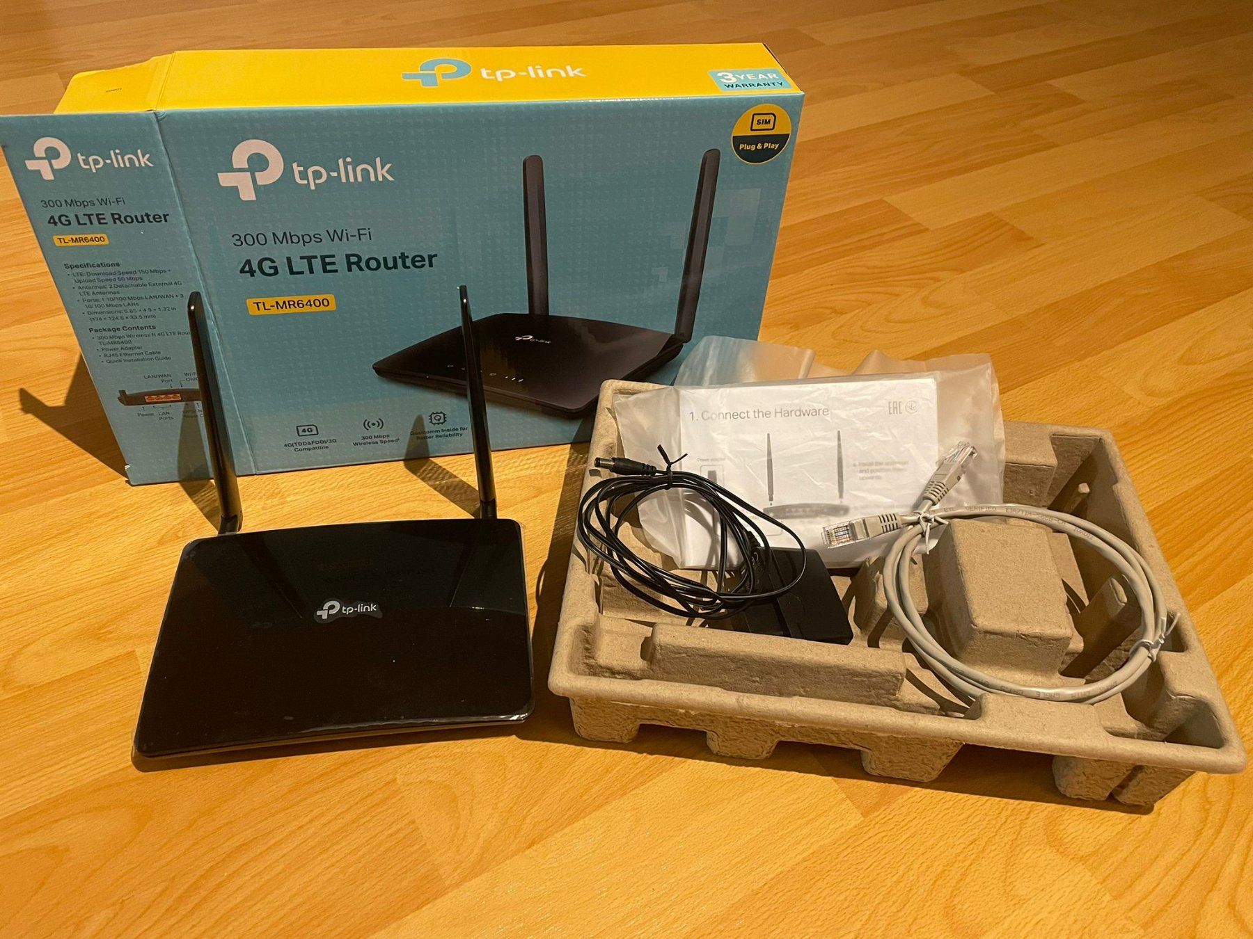 TP-Link TL-MR6400 4G LTE Router – 300 Mbps – Wie neu! (Gebraucht) in ...