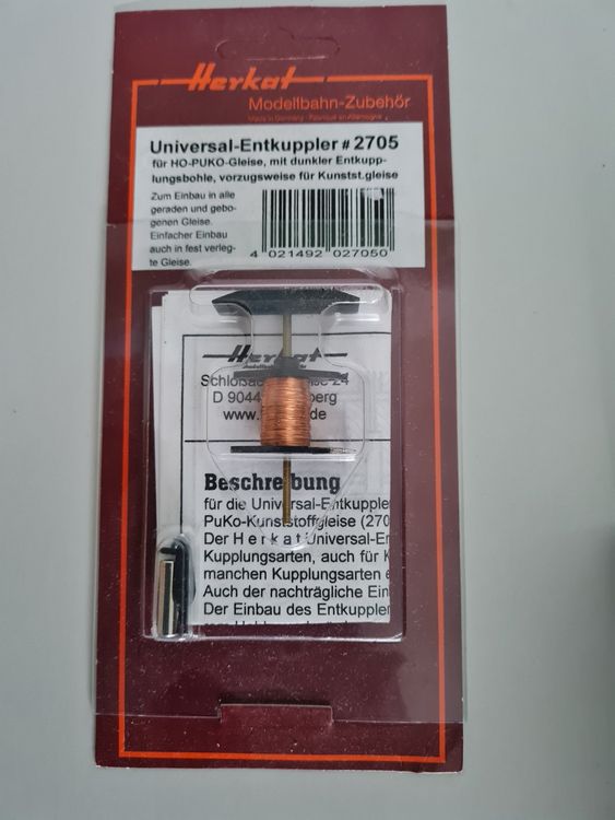 Herkat H0 2705 - Universal-Entkuppler (Neu und originalverpackt) in ...