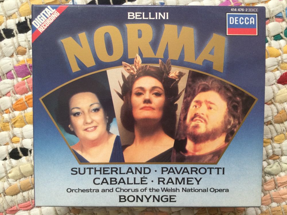 RICHARD BONYNGE - Bellini: Norma (3-CD Box Set, 1988) (Gebraucht) in ...