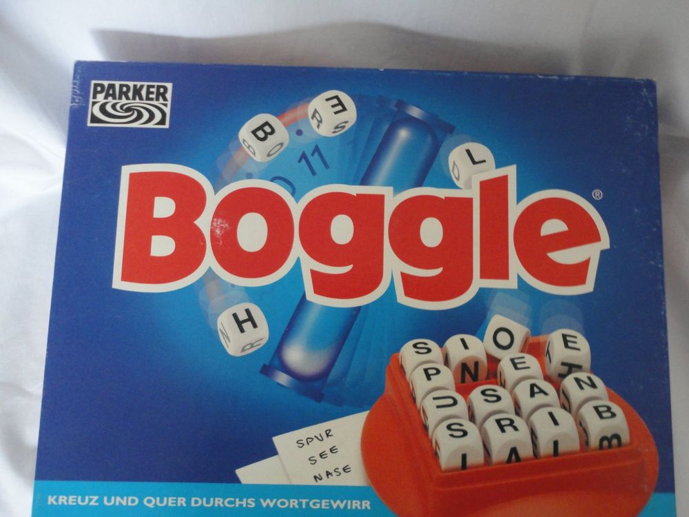 PARKER 'Boggle' ...durchs Wortgewirr 1-8 Spieler ab 8 '1996' (Neu ...