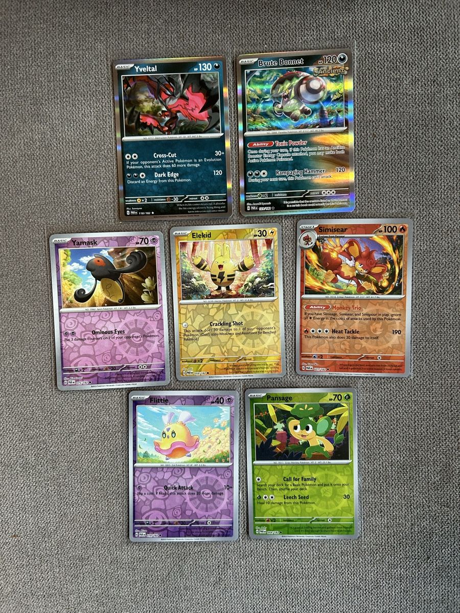 37 cartes Pokémon Paradox Rift (PAR) EN sans doublons (Neuf (Voir ...