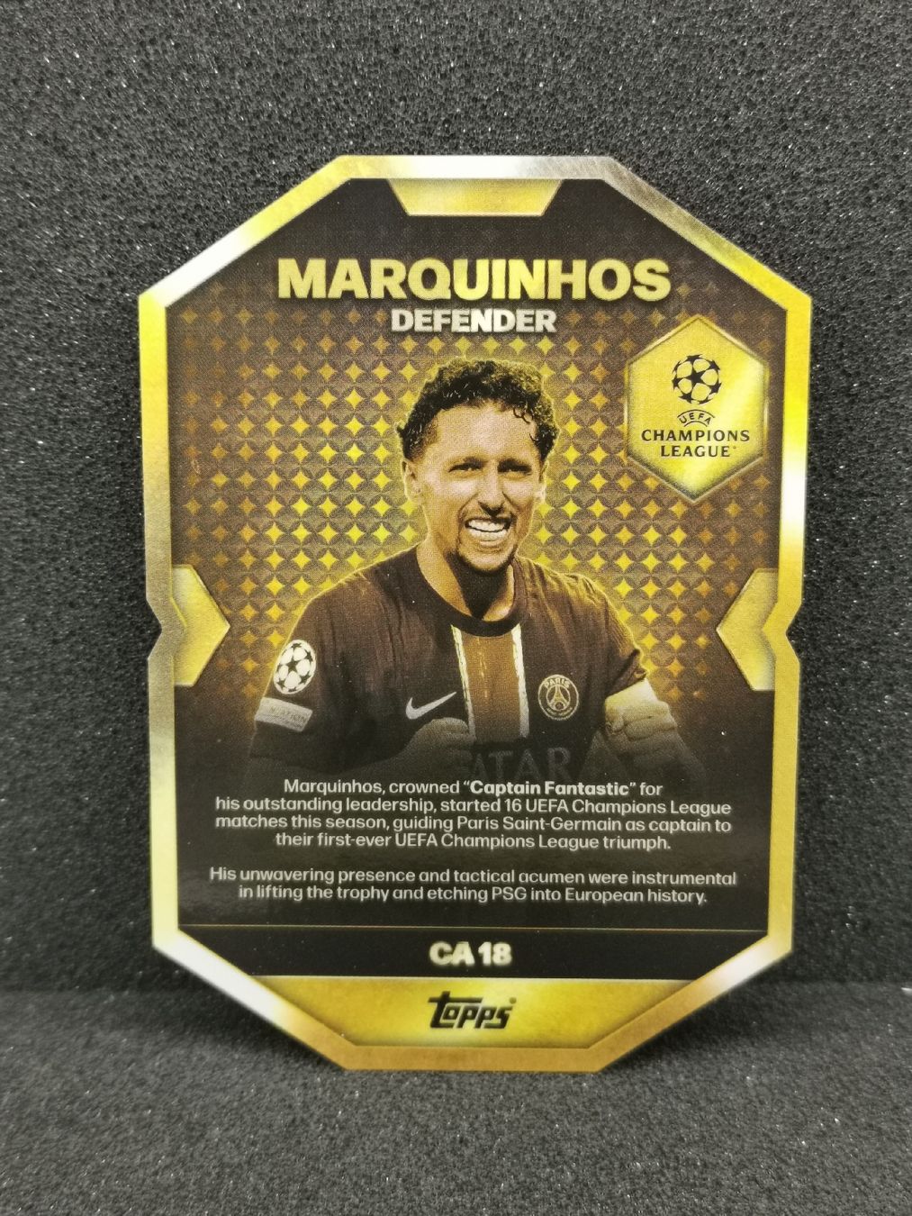 Match attax 2025/26 Marquinhos Chrome Award Winner (Gebraucht) in ...