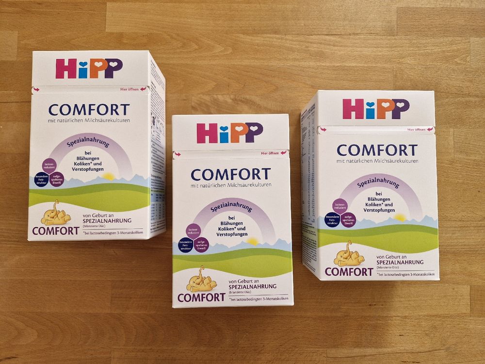 3x Milch für Baby / lait pour bébé Hipp Comfort (Neu und ...