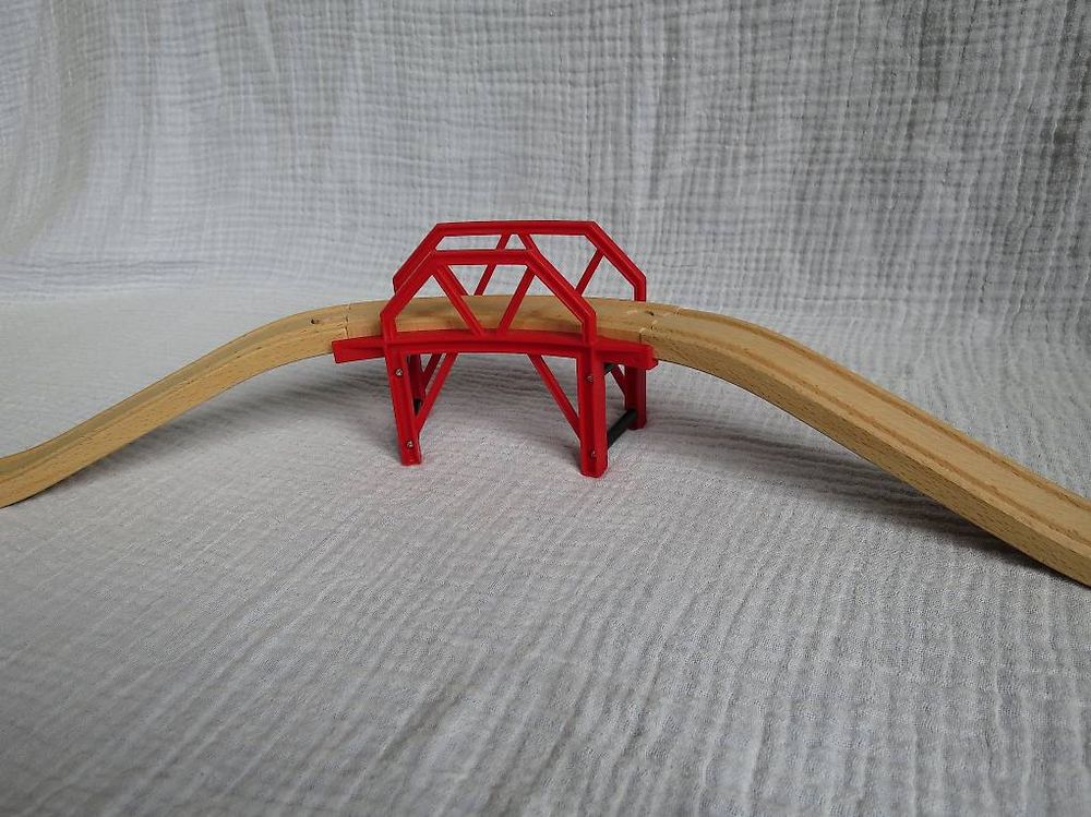 BRIO Bahnbrücke mit Auffahrten (33699) / Curved Bridge (Gebraucht) in ...