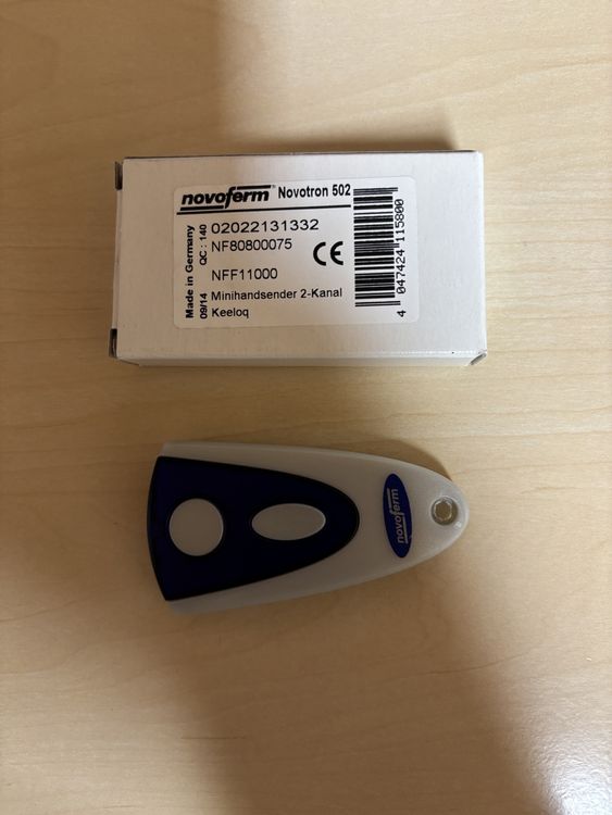 2x Novoferm Novotron 502 Handsender (Gebraucht) in Grosswangen für CHF ...