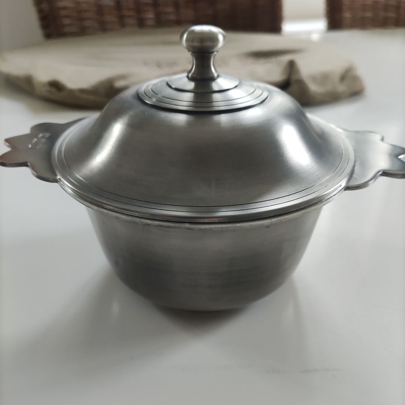 6 Stk. John Somers Zinn (Suppen-) Schale mit Beutel, übe3kg (Gebraucht ...