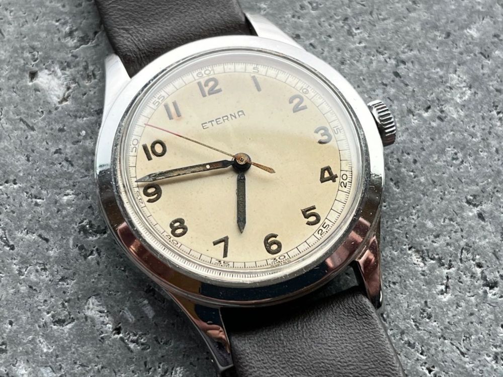 VINTAGE ETERNA JUMBO KALIBER 852 | Kaufen auf Ricardo