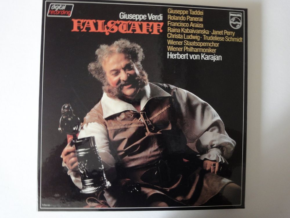 GIUSEPPE VERDI - FALSTAFF - Schachtel mit 3 Langspielplatten | Kaufen ...