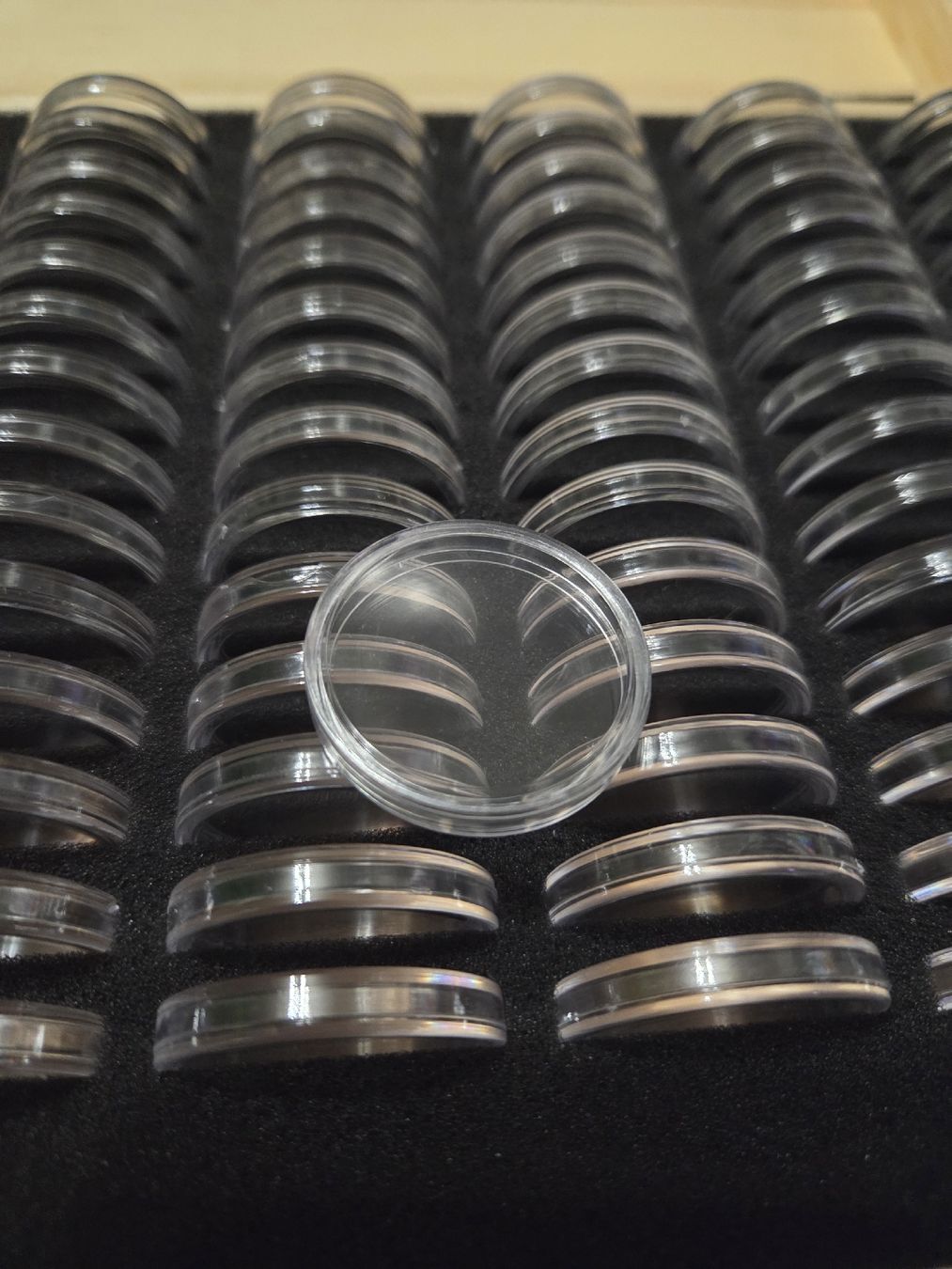 Coffret en bois pour collection de pièces de monnaie (Neuf (Voir ...