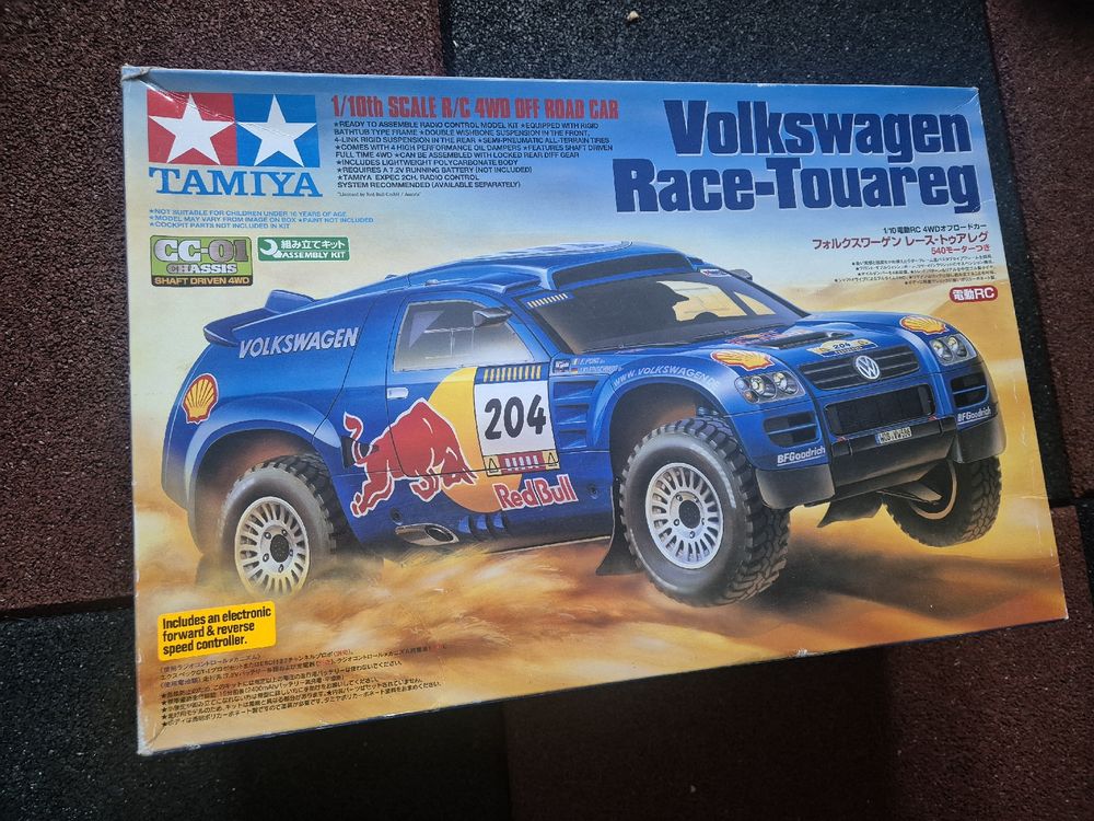 Tamiya Volkswagen Race Touareg CC-01 Chassis (Neu und originalverpackt ...