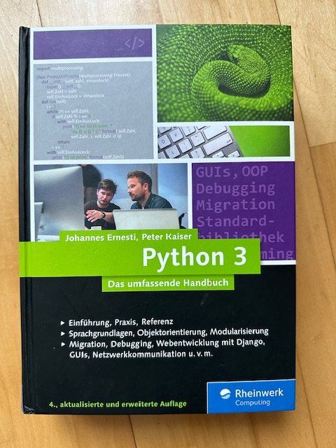 Python 3 - Das umfassende Handbuch - Top Zustand! (Gebraucht) in ...
