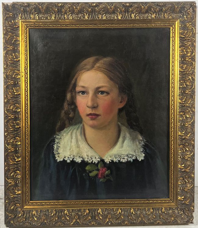 Antike Mädchen Porträt Gemälde, Unleserlich Signiert (Gebraucht) in Root für CHF 69 – nur ...