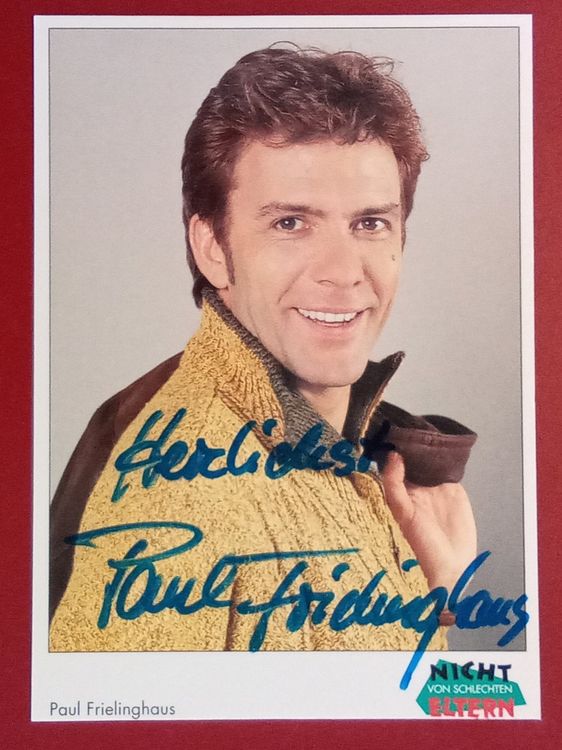 Paul Frielinghaus Autogramm signiert Fotopostkarte 10x15cm (Gebraucht) in Bischofszell für CHF 3 ...