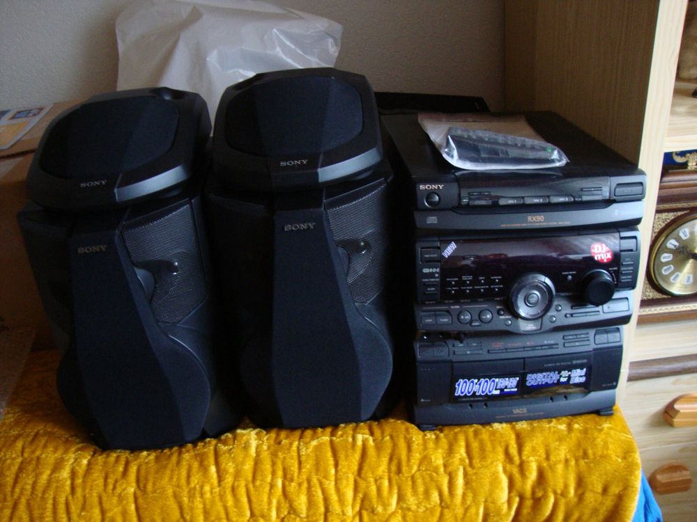Stereoanlage SONY Mini Hi-Fi Comoponent System MHC-RX90 (Gebraucht) in ...