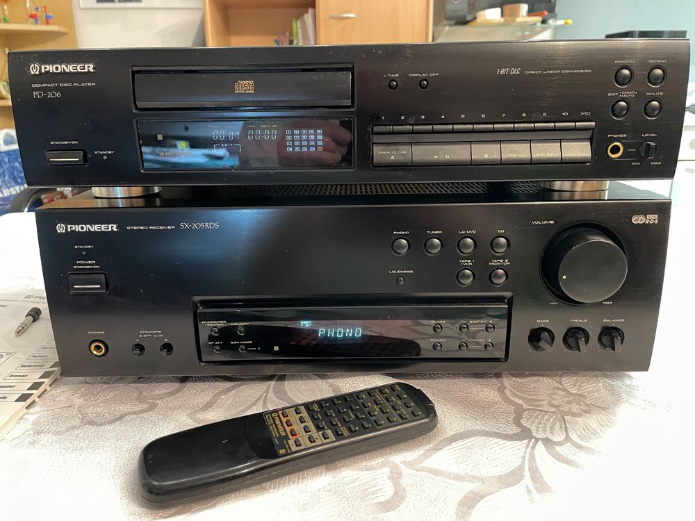 PIONEER RECEIVER SX-205RDS / CD PLAYER PD 206 | Kaufen auf Ricardo