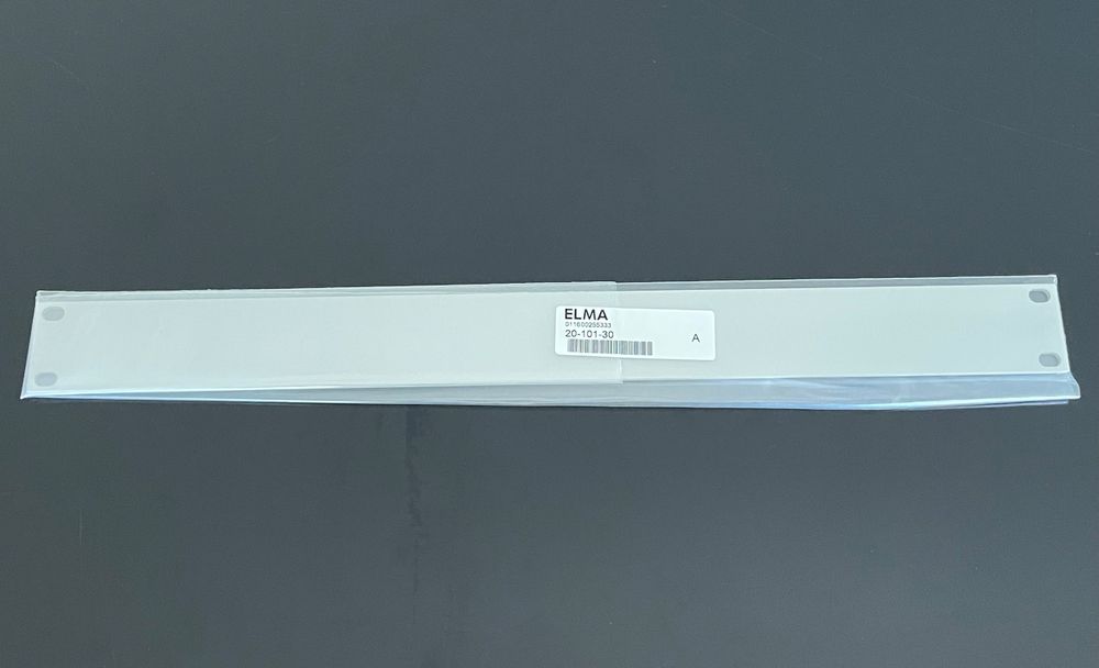 9x ELMA Flachfrontplatte 19“ 1U (48x4,5cm) RAL7035 20-101-30 (Neu und ...