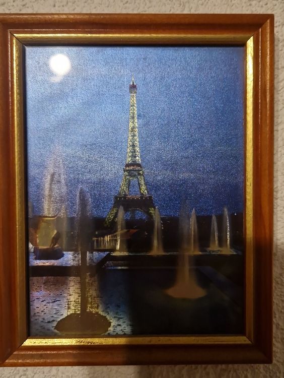 Schönes Bild "Eiffelturm bei Nacht" | Kaufen auf Ricardo