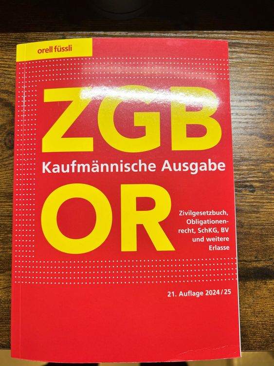 ZGB / OR 2024 (Neu (gemäss Beschreibung)) in Stetten AG für CHF 18 ...