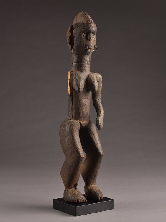 Afrikanische alte schöne grosse Figur auf Sockel, Nigeria | Kaufen auf Ricardo