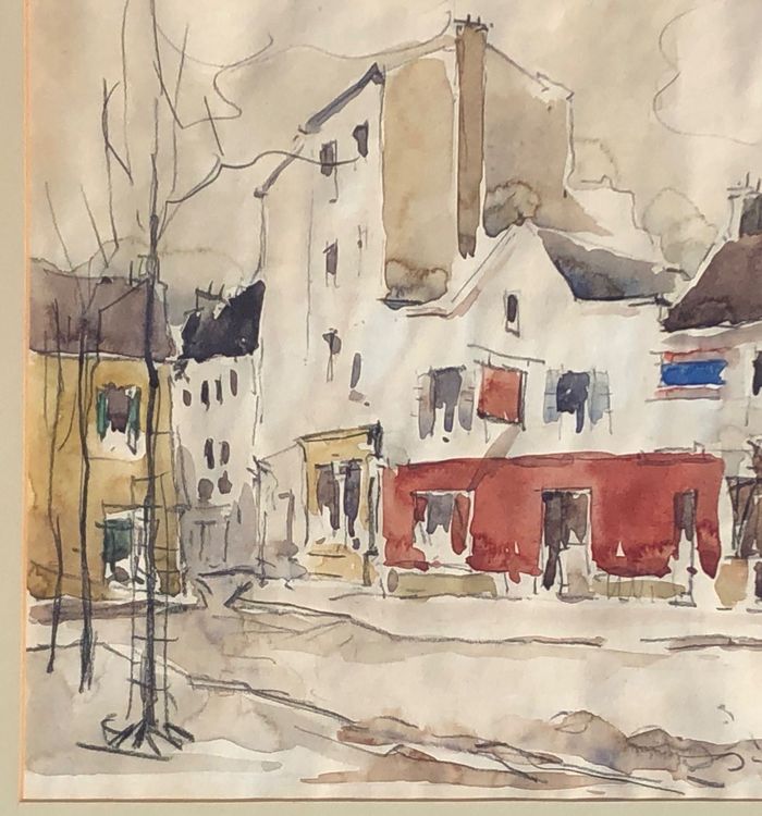 Claude Aliotti (1925-1989) Orig Aquarell (Gebraucht) in Hochdorf für ...