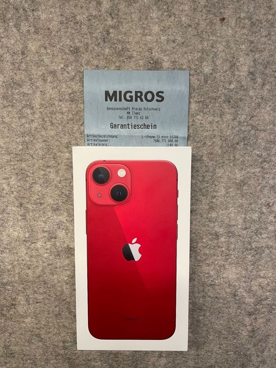 iPhone 13 mini, 512 GB, Rot, Originalverpackt, mit Garantie! (Neu und ...