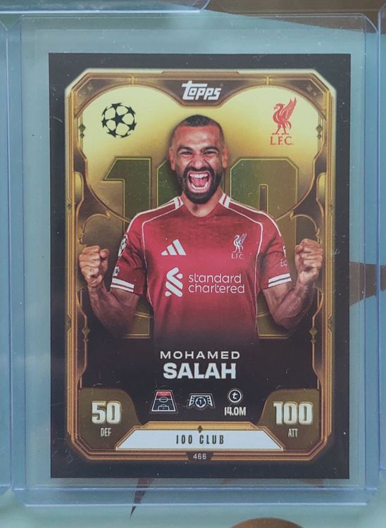 Topps Match Attax 2025/26 7x Top 100 Insert Karten MINT! (Neu (gemäss ...