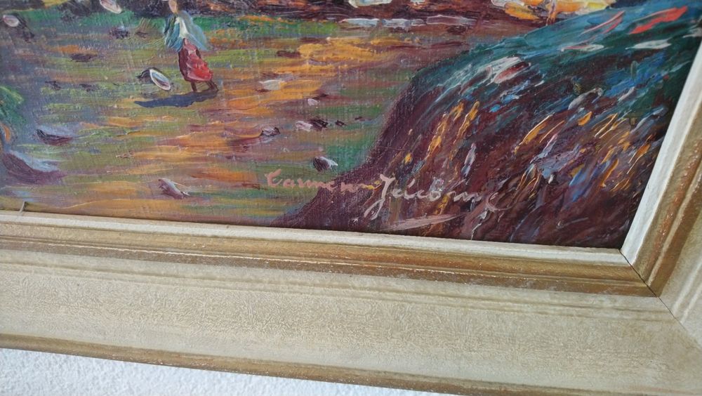 Oel auf Leinwand / Asiatische Landschaft (Gebraucht) in Kreuzlingen für CHF 150 – nur Abholung ...