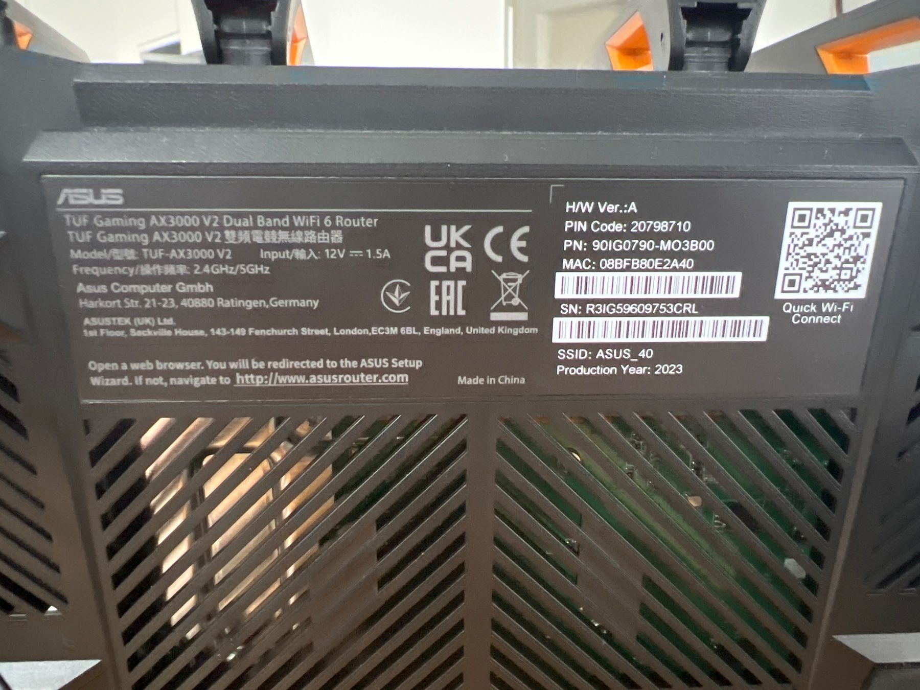 Asus TUF Gaming AX3000 V2 Dual Band WiFi 6 Gaming Router (Gebraucht) in ...