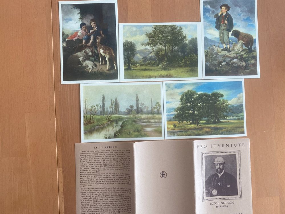 5 PJ - Karten von J. Nuesch 1947 Nr. 230-234 (Gebraucht) in Winterthur ...