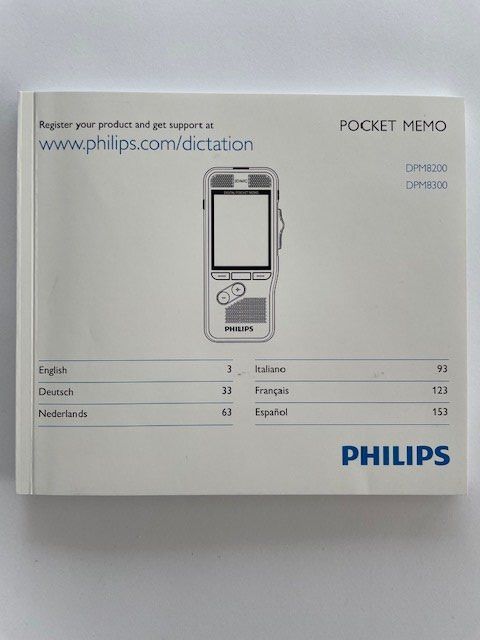Diktiergerät Philips DPM8300 mit 3DMIC Technologie (Neu (gemäss ...