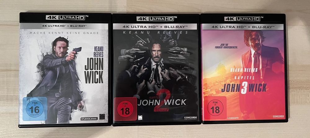 John Wick 1-3 - 4K Sammlung | Kaufen auf Ricardo