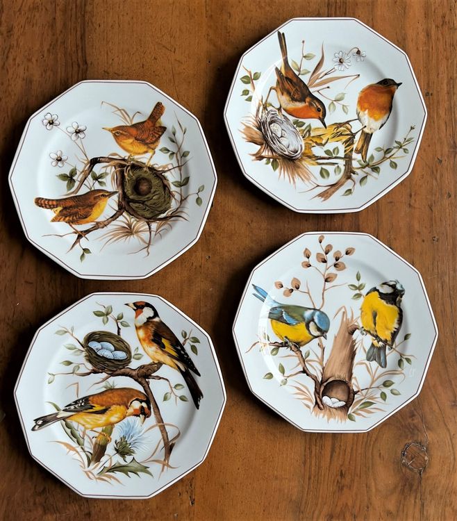 Bavaria Arabella Atelier Porz 4 Zier-Sammelteller Singvögel | Kaufen ...