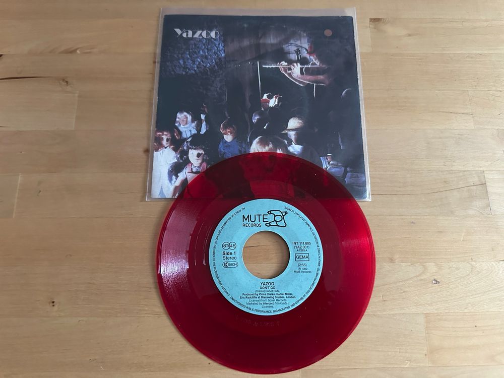 YAZOO DEPECHE MODE rare Top Hit Kult Don't go red vinly (Gebraucht) in ...