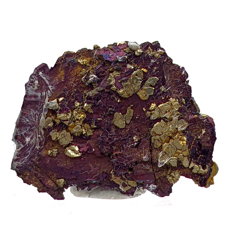 COVELLIT mit PYRIT, Eines der seltensten Mineralien der Welt (Neu ...