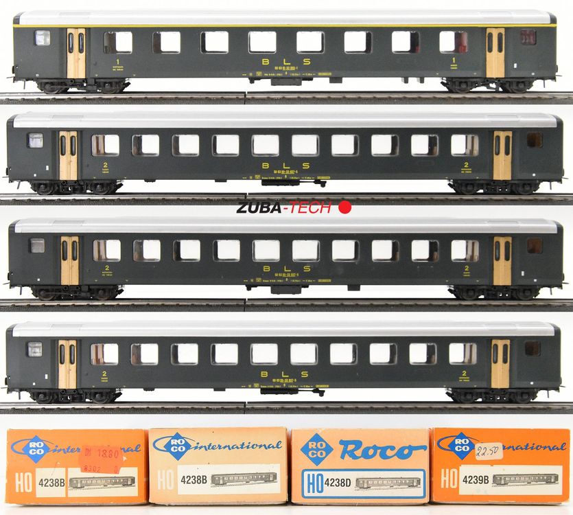 Roco 4x EW II Personenwagen der BLS H0 GS mit OVP | Kaufen auf Ricardo