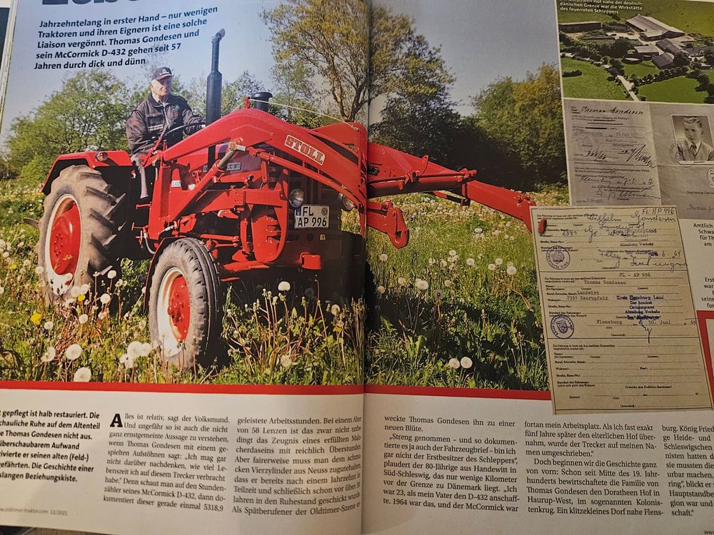 Oldtimer Traktor 12/21 McCormick D-432 Hanomag 701 Deutz xa (Gebraucht ...