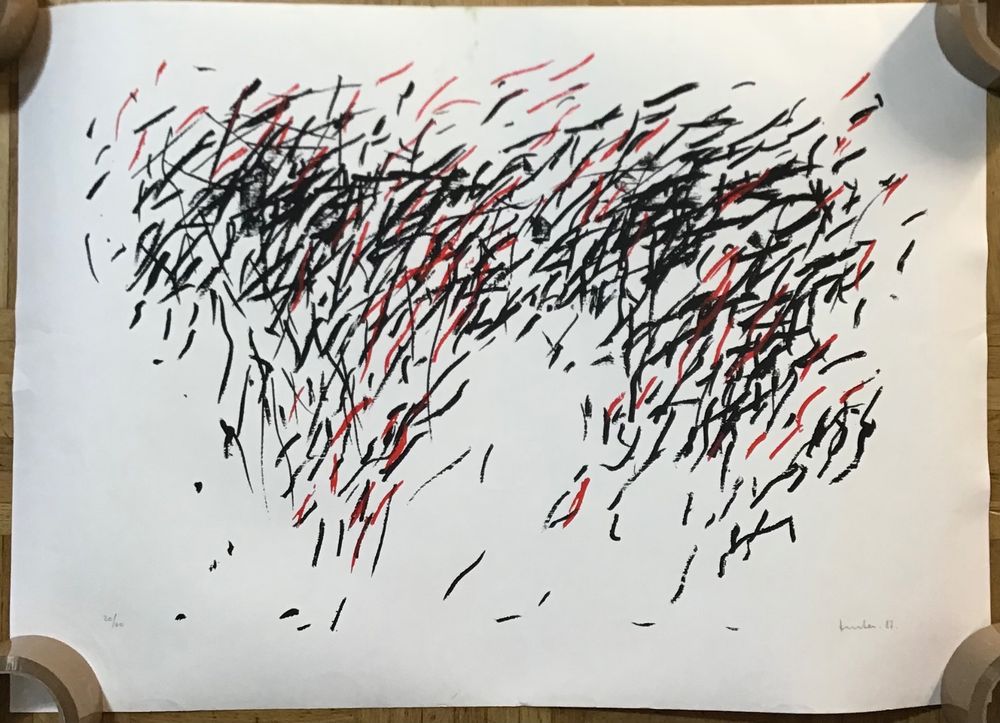 Sehr Interessante Lithographie Unleserlich Signiert | Kaufen auf Ricardo