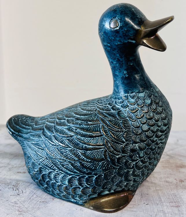 Bronze Ente Skulptur | Kaufen auf Ricardo