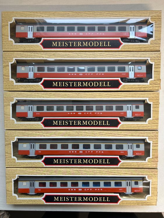 5x Liliput 88450 / 88550 Swiss Express Personenwagen SBB H0 | Kaufen auf Ricardo