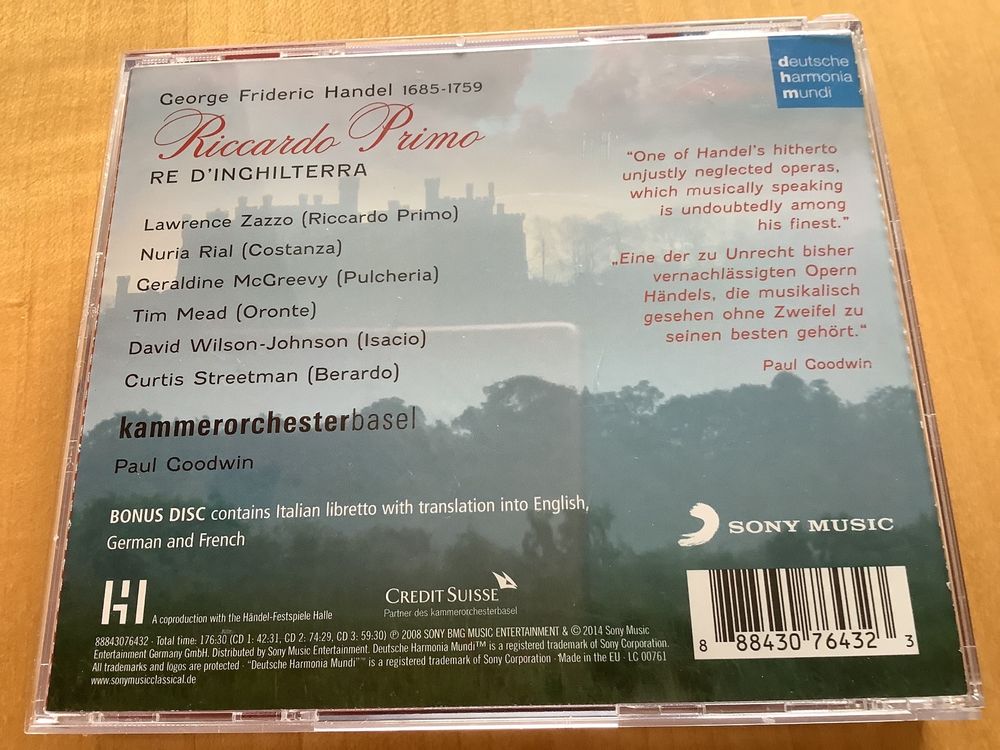 Handel Riccardo Primo (Gebraucht) in Zürich für CHF 20 – mit Lieferung ...