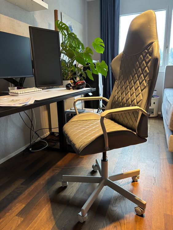 Ikea UTESPELARE Gaming-Stuhl, Bomstad-Grau (Gebraucht) in Oberwil-Lieli ...