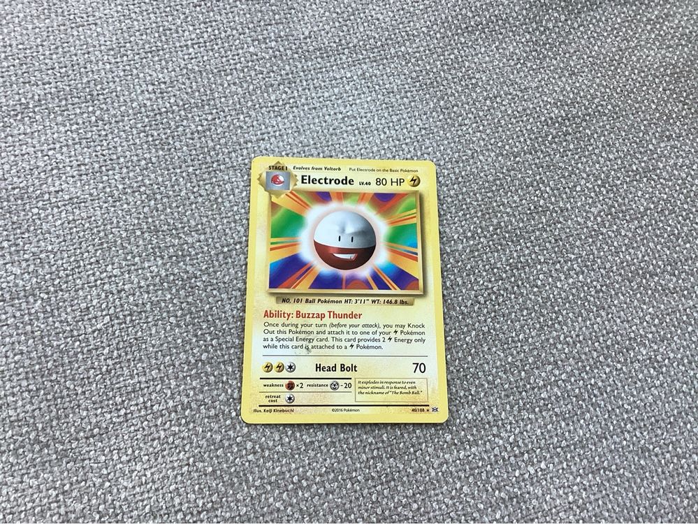 Electrode Pokemon Card 80 HP - Great Condition! (Gebraucht) in ...