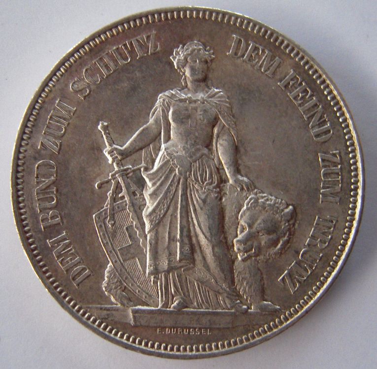 Eidg. Schützenfest Bern 1885 5 Fr. Schü | Kaufen auf Ricardo