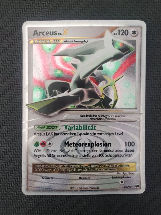 Arceus Pokemon Karte (Gebraucht) in Opfikon für CHF 27 – mit Lieferung auf Ricardo kaufen