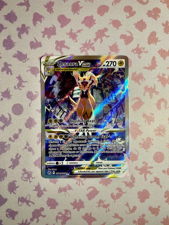 Pokemon Crown Zenith Zeraora VSTAR EN (Neu (gemäss Beschreibung)) in ...
