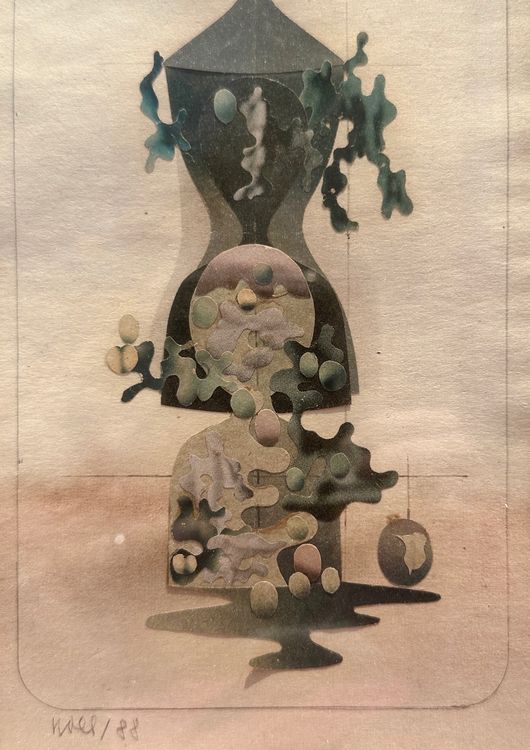 Fred Nall, American 1948 Originalbild Collage (Gebraucht) in Seltisberg ...